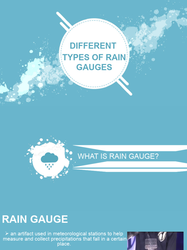 Different Types of Rain Gauge | PDF | Earth Sciences | Manufactured Goods