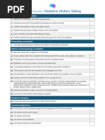 OSCE Checklist Mental State Examination MSE | PDF