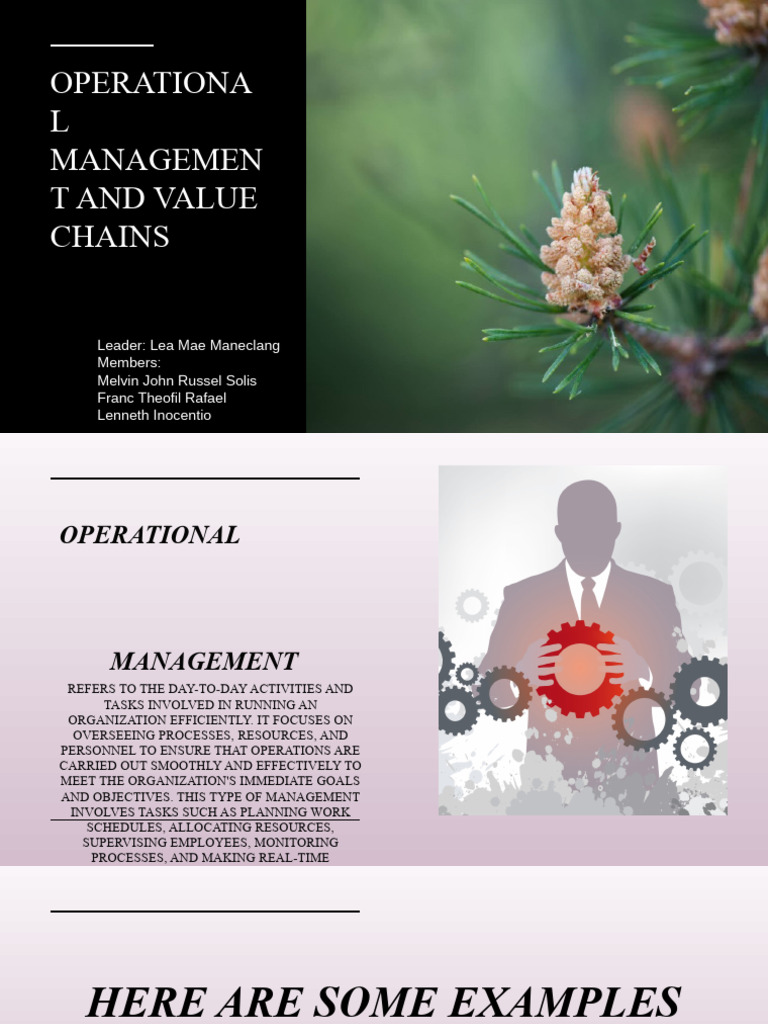 Operational Management and Value Chains Group1 1 | PDF