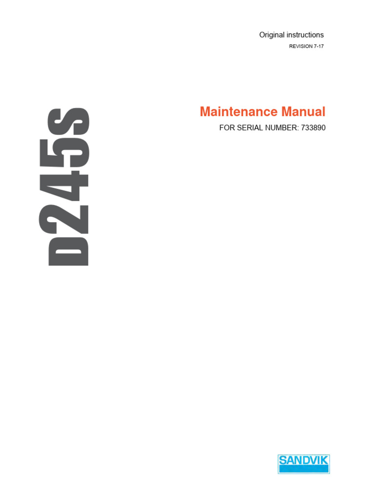 D245S MM 733890 en 230804 204234 | PDF | Hazards | Safety