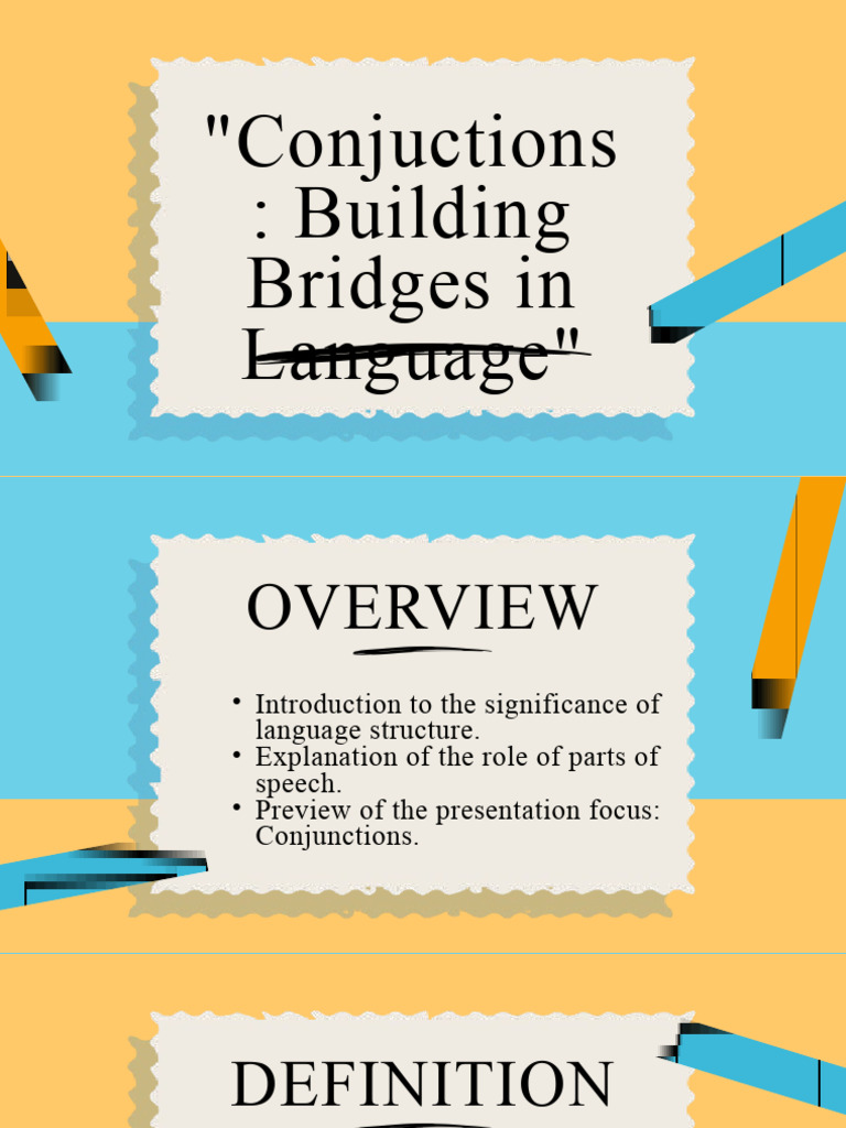 Blue Yellow English Types of Sentences Presentation | PDF