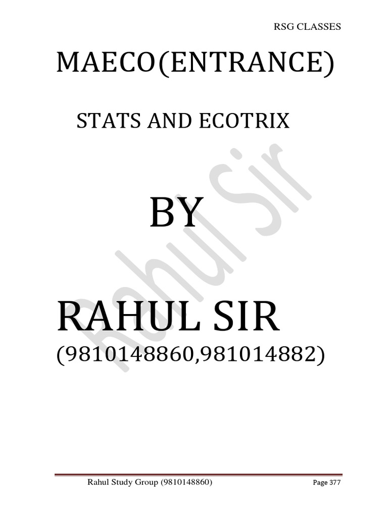 Stats and Ecotrix | PDF | Errors And Residuals | Regression Analysis