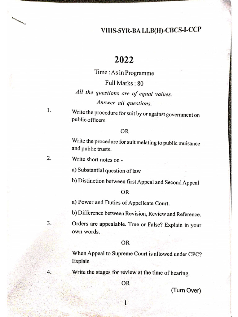 2022 8th Sem Questions Paper | PDF