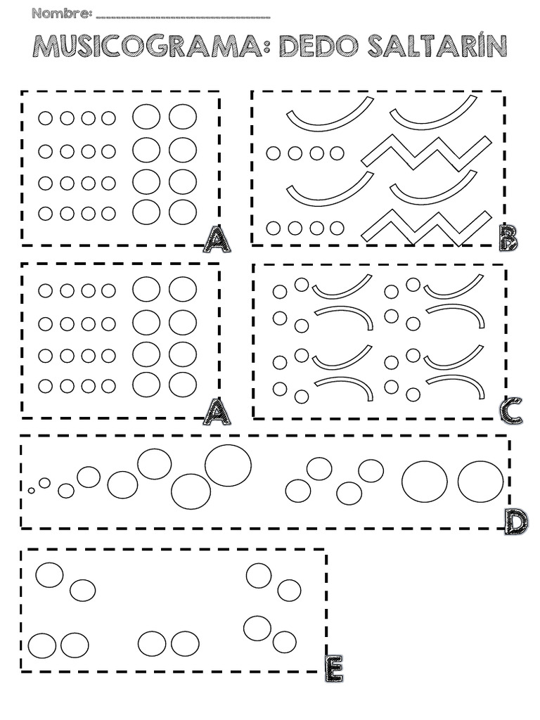 Musicograma Dedo Saltarín | PDF