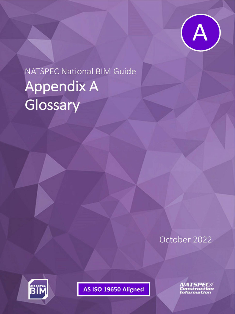 NATSPEC National BIM Guide Appendix A - Glossary 2022-10 Web | PDF | Building Information ...