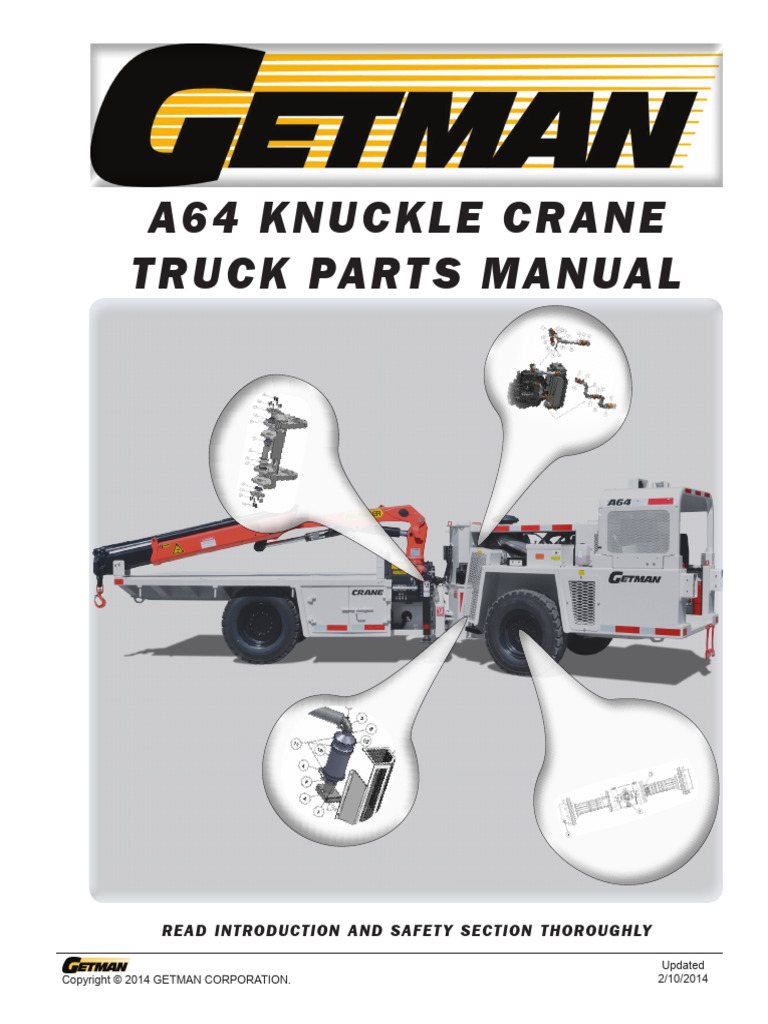 A64 Crane Part Manual - 021-062 | PDF | Crane (Machine) | Truck