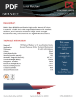 Neoprene Rubber Specifications BS 2752 | PDF | Density | Water