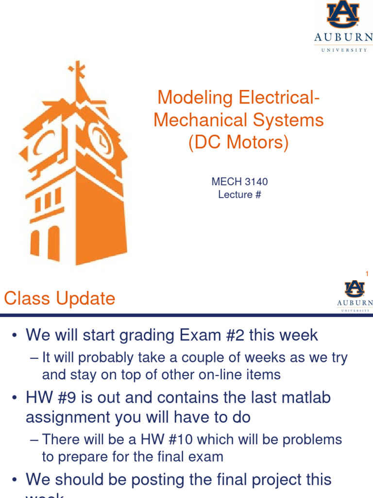 Modeling DC Motors | PDF