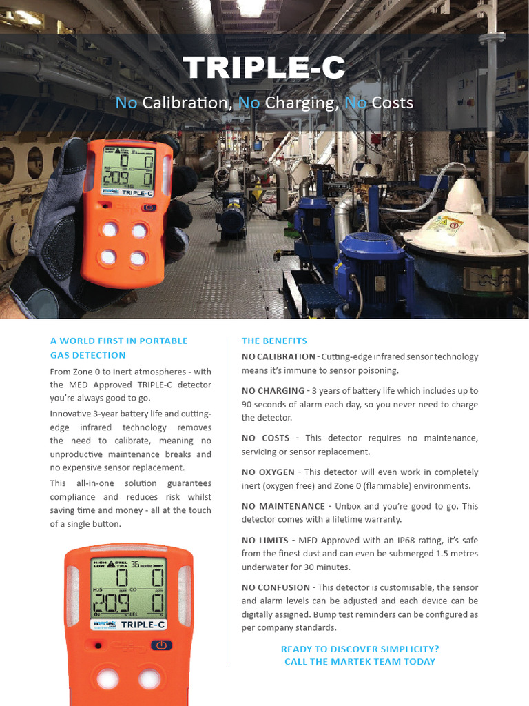 Triple C Datasheet | PDF | Physical Sciences | Manufactured Goods