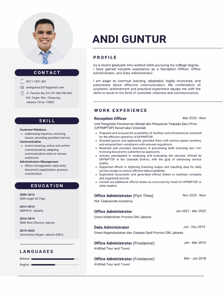Cv Andi Guntur Pdf