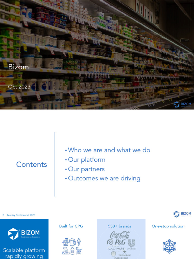 Bizom: Transforming CPG Sales & Distribution | PDF | Business