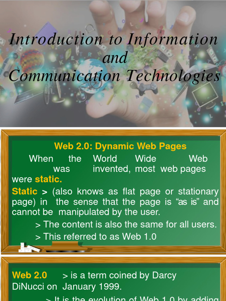 Lesson 1.2 Introduction To Ict | PDF | World Wide Web | Internet & Web Lesson 1.2 Introduction To Ict | PDF | World Wide Web | Internet & Web