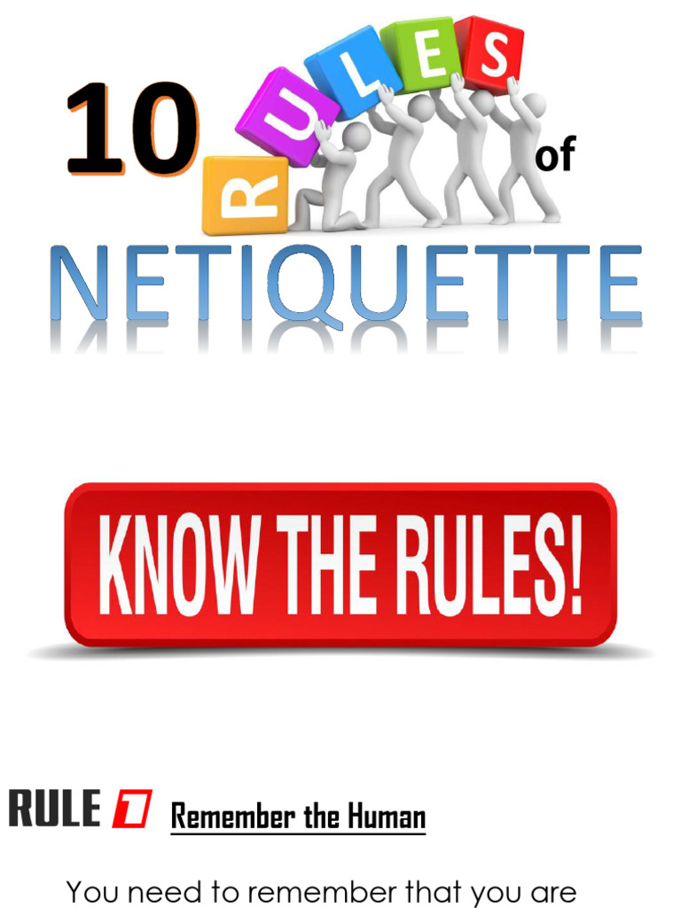 Lesson 2.2 Ten Rules of Netiquette | PDF | Malware | Computer Virus
