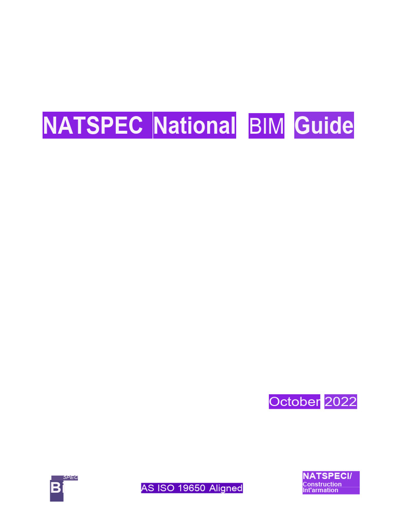 NATSPEC National BIM Guide 2022-10 Web | PDF | Building Information ...