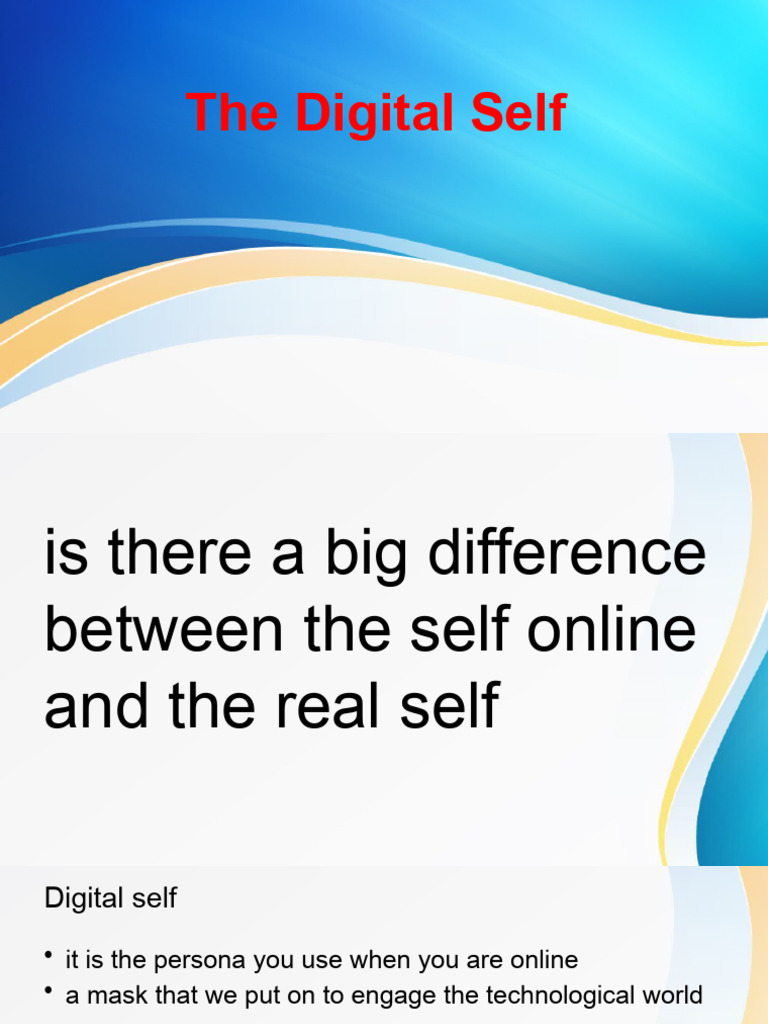 The Digital Self | PDF | Online And Offline | Mass Media