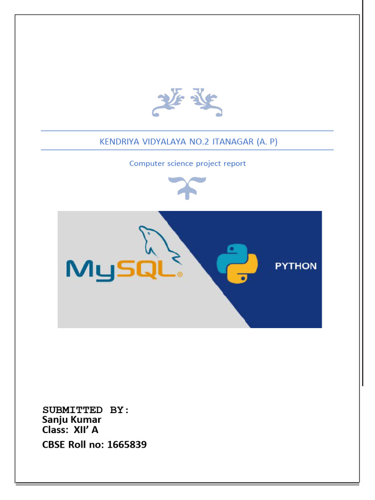 CS Project On SQL and My SQL Connect | Download Free PDF | Aviation | Aircraft