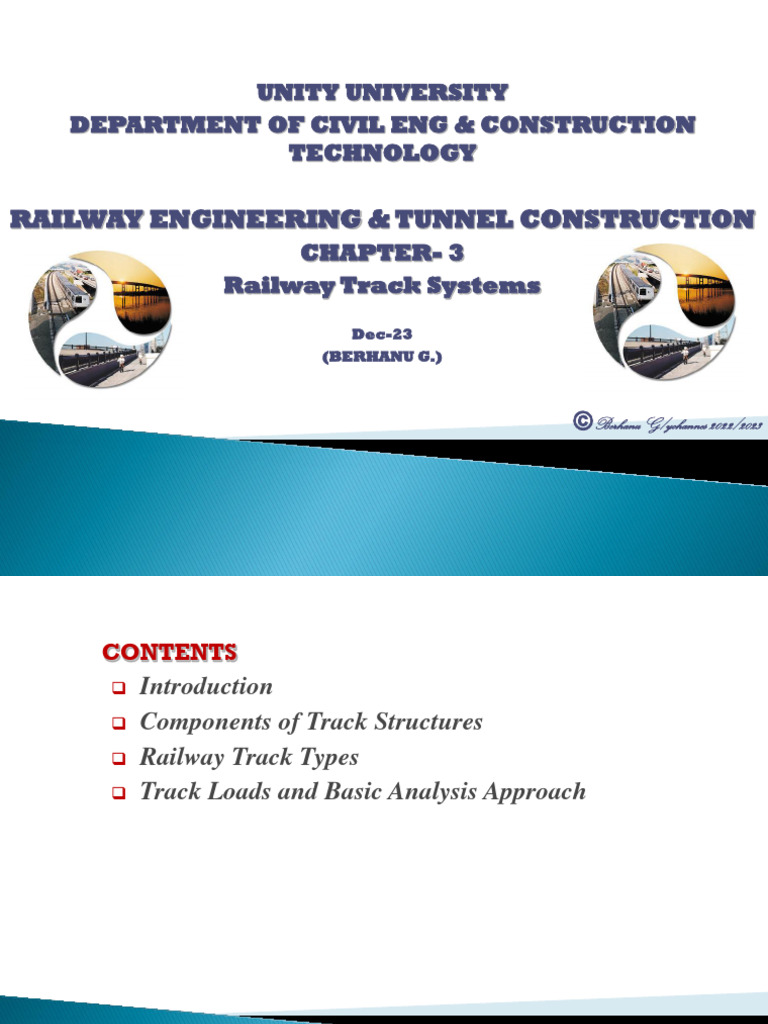 ch-3 Railway Track Structures | Download Free PDF | Rail Transport ...