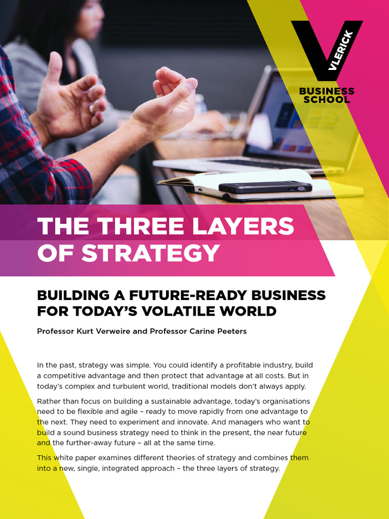The Three Layers of Strategy: Building A Future-Ready Business For Today'S Volatile World | PDF ...