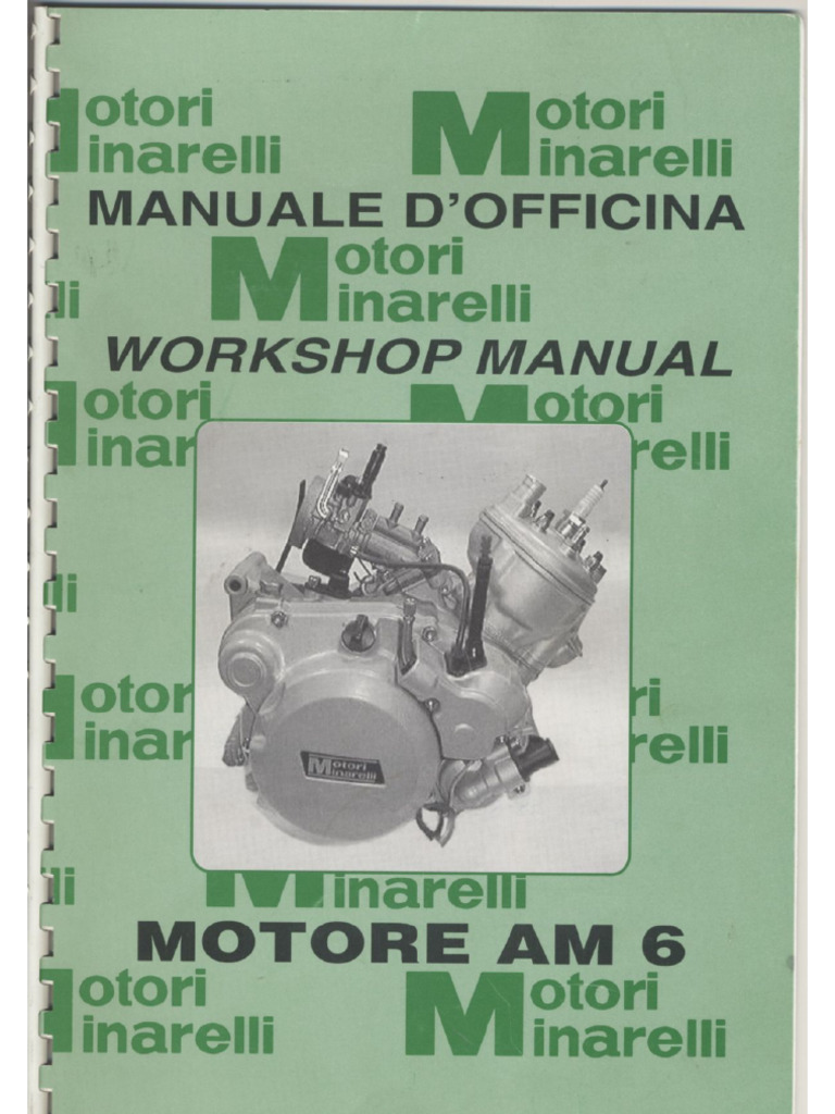 Minarelli - Am6 Manuale | PDF