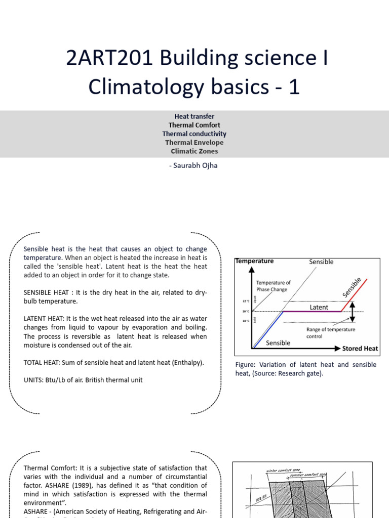 Climatology Basics I | PDF | Heat | Latent Heat