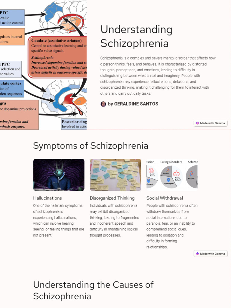 Understanding Schizophrenia | PDF