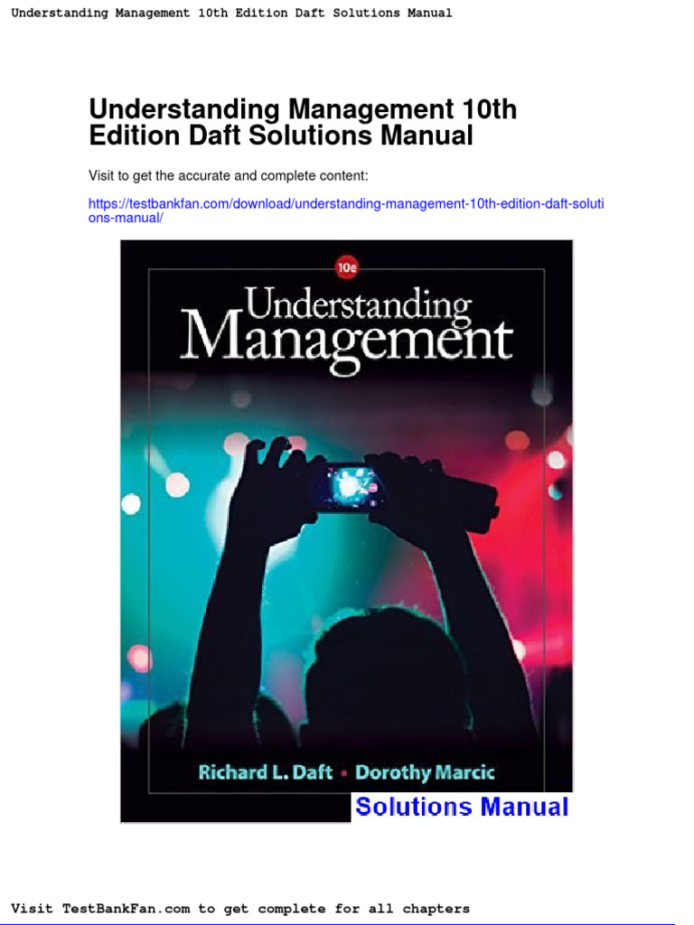 Dwnload Full Understanding Management 10th Edition Daft Solutions ... Dwnload Full Understanding Management 10th Edition Daft Solutions ...