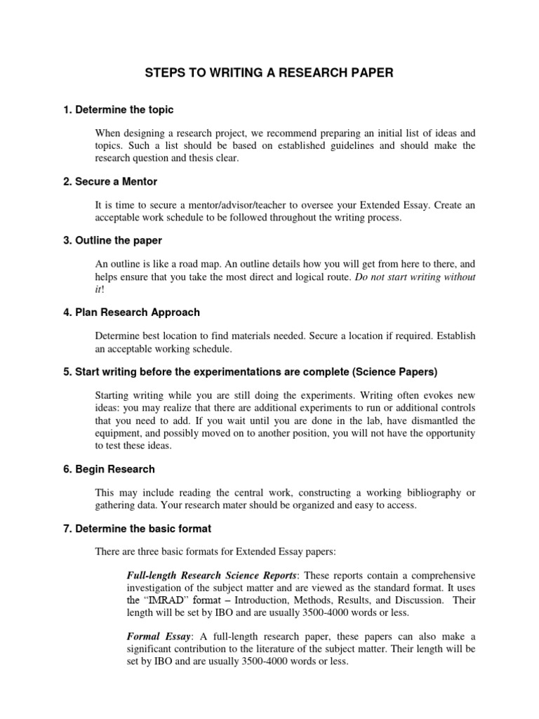 20 Steps To Writing A Research Article | PDF | Essays | Experiment