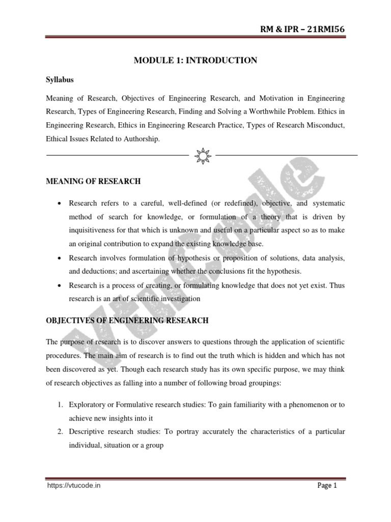 @vtucode - in Module 1 RM 2021 Scheme 5th Semester | PDF | Hypothesis ... @vtucode - in Module 1 RM 2021 Scheme 5th Semester | PDF | Hypothesis ...