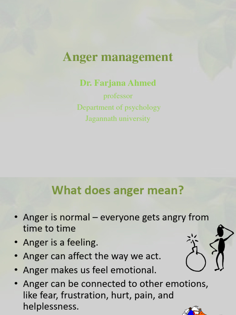 Anger Management | PDF