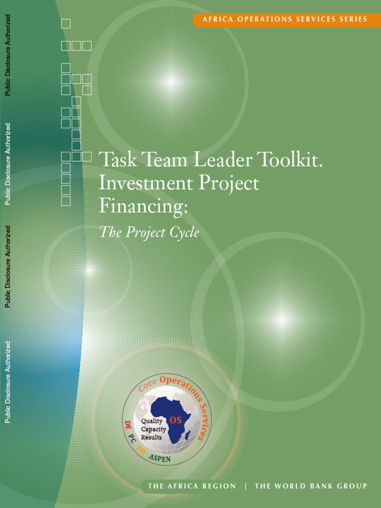 WBG - Task Team Leader Toolkit | PDF | Risk | Procurement