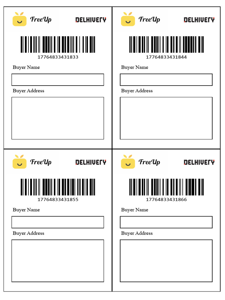 Print Shipping Labels 11-OCT-23 | PDF