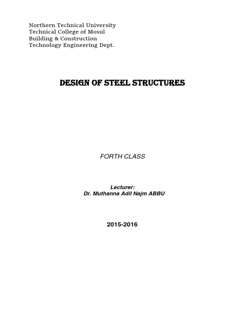 Lec.2 - Design of Tension Members . | PDF | Deformation (Engineering) | Strength Of Materials
