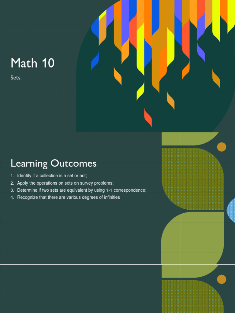 Math 10 Module 4 Set Theory | PDF