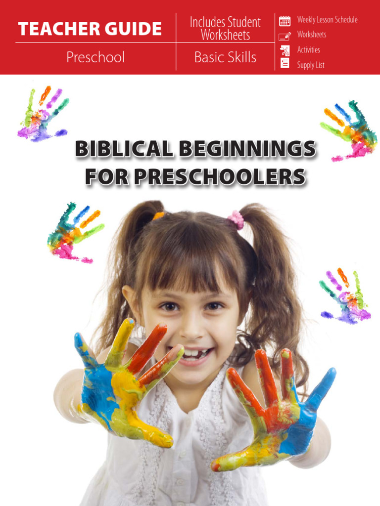 A Look Inside - Biblical Beginnings For Preschoolers (Teacher Guide) | PDF