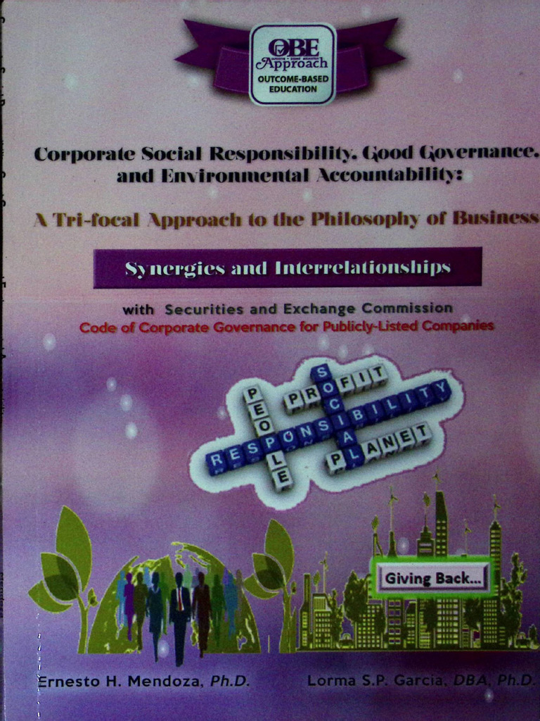 Corporate Social Responsibility, Good Governance, and Environmental Approach | Download Free PDF ...