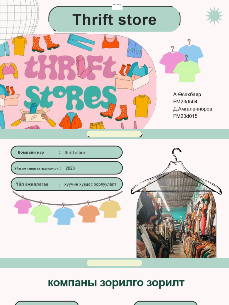 Thrift Clothes | PDF