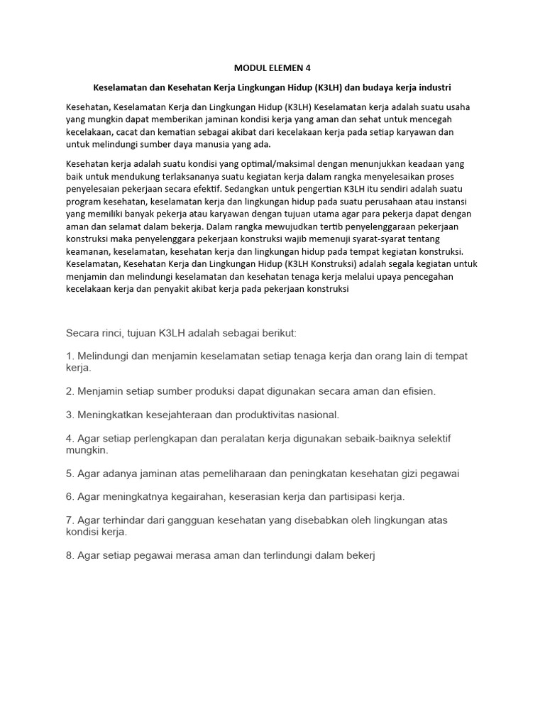 Modul Elemen K3LH Kurmer | PDF