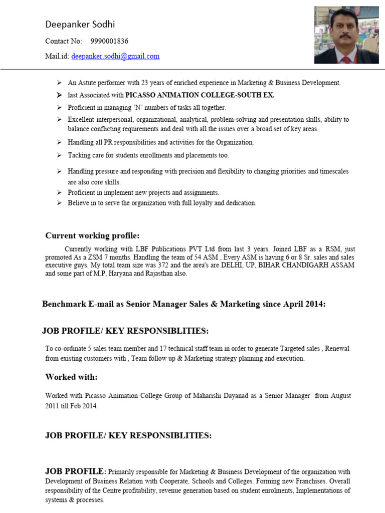 CV DK Sodhi | PDF | Business | Business Economics