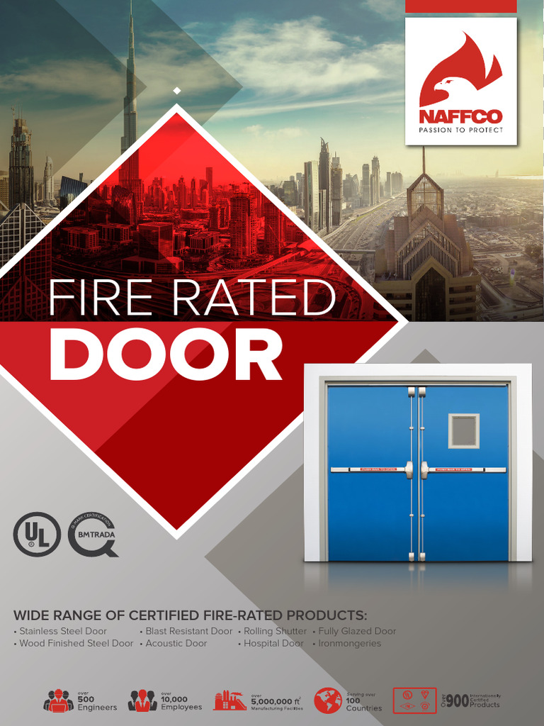 Naffco Fire Rated Doors Overview | PDF | Door | Building Engineering