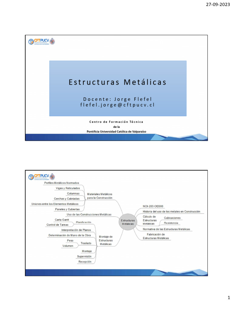 Curso Estructuras Metálicas Cap 1 | PDF | Acero | Deformación (ingeniería)