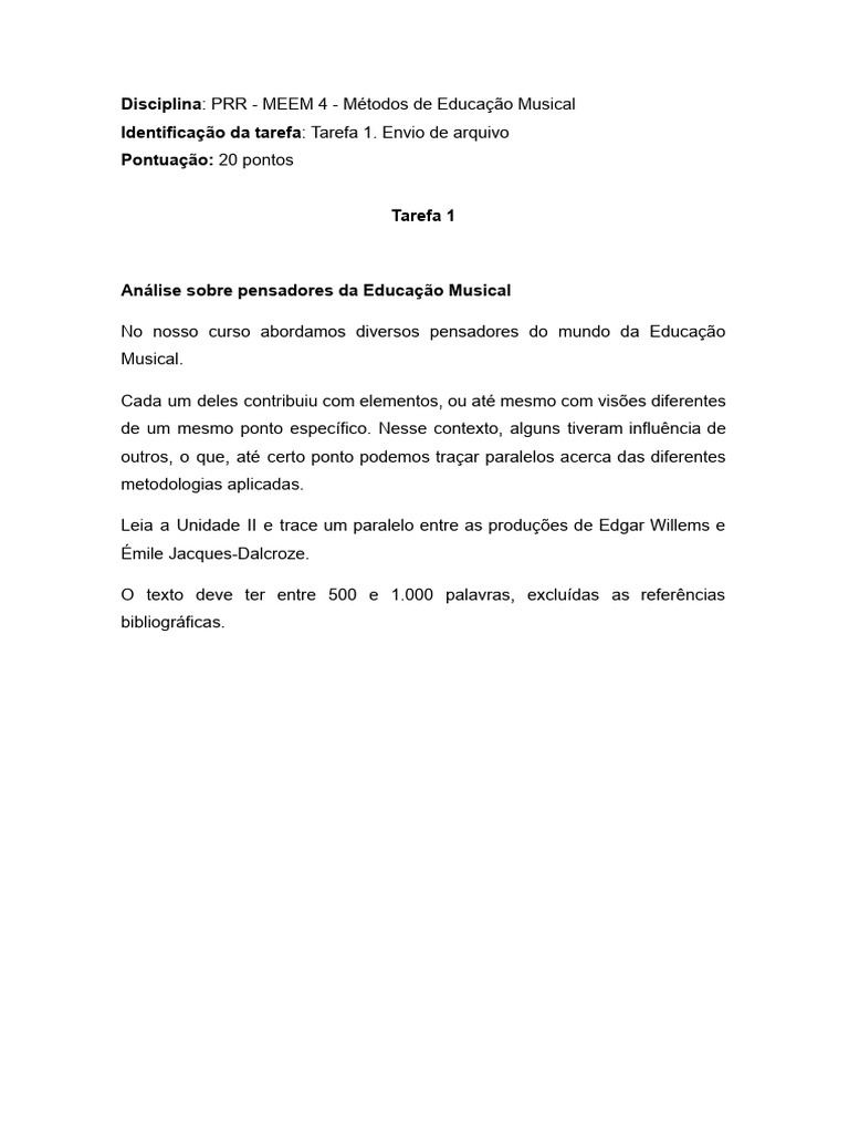 Paralelo Entre As Produções de Edgar Willems e Émile Jacques-Dalcroze ...