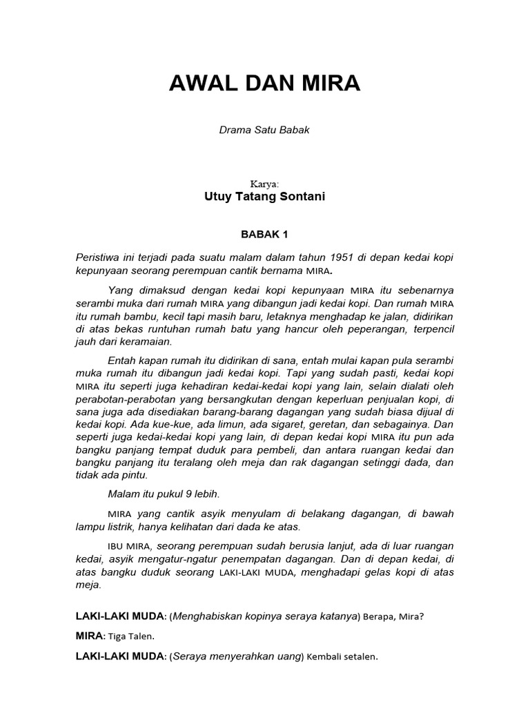 Xi Ipa 1 - Awal Dan Mira | PDF