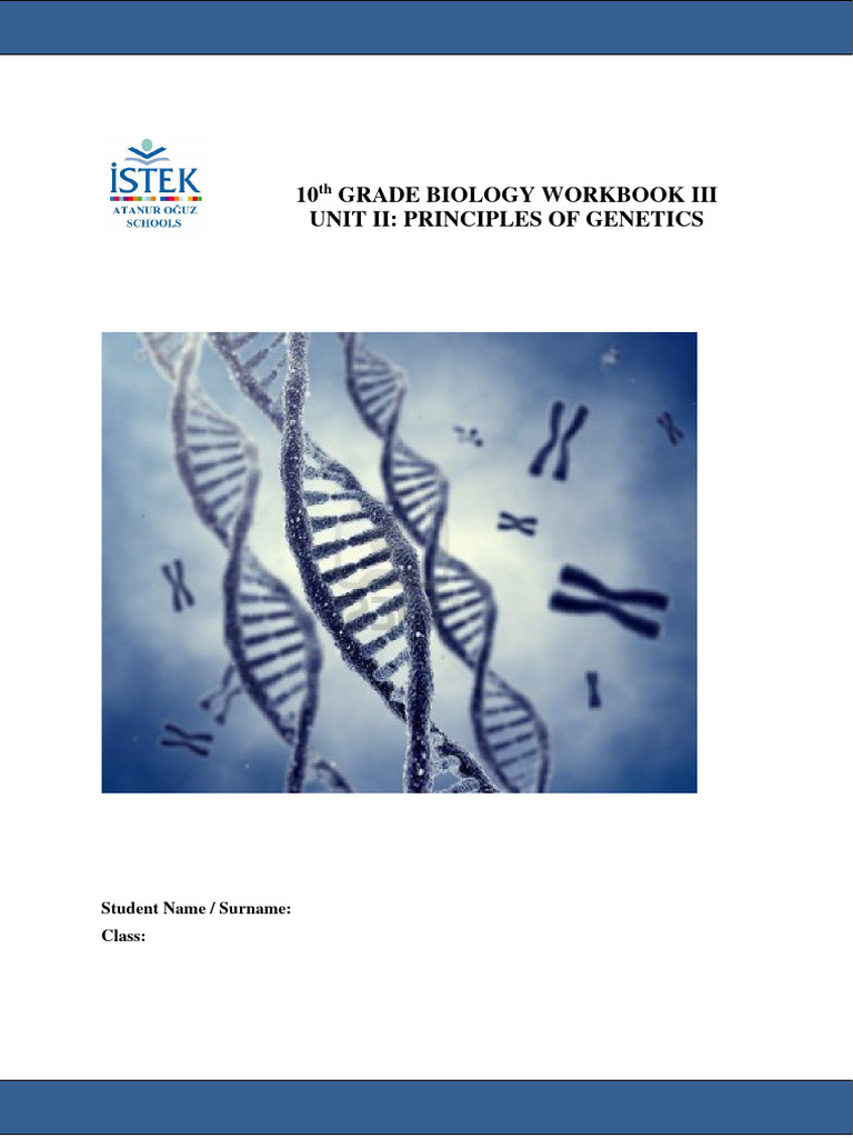Bio Booklet 3 | PDF | Dominance (Genetics) | Zygosity