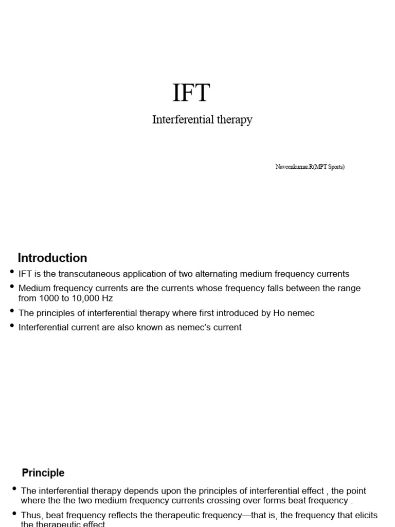 Ift Presentation | PDF | Clinical Medicine | Medical Specialties