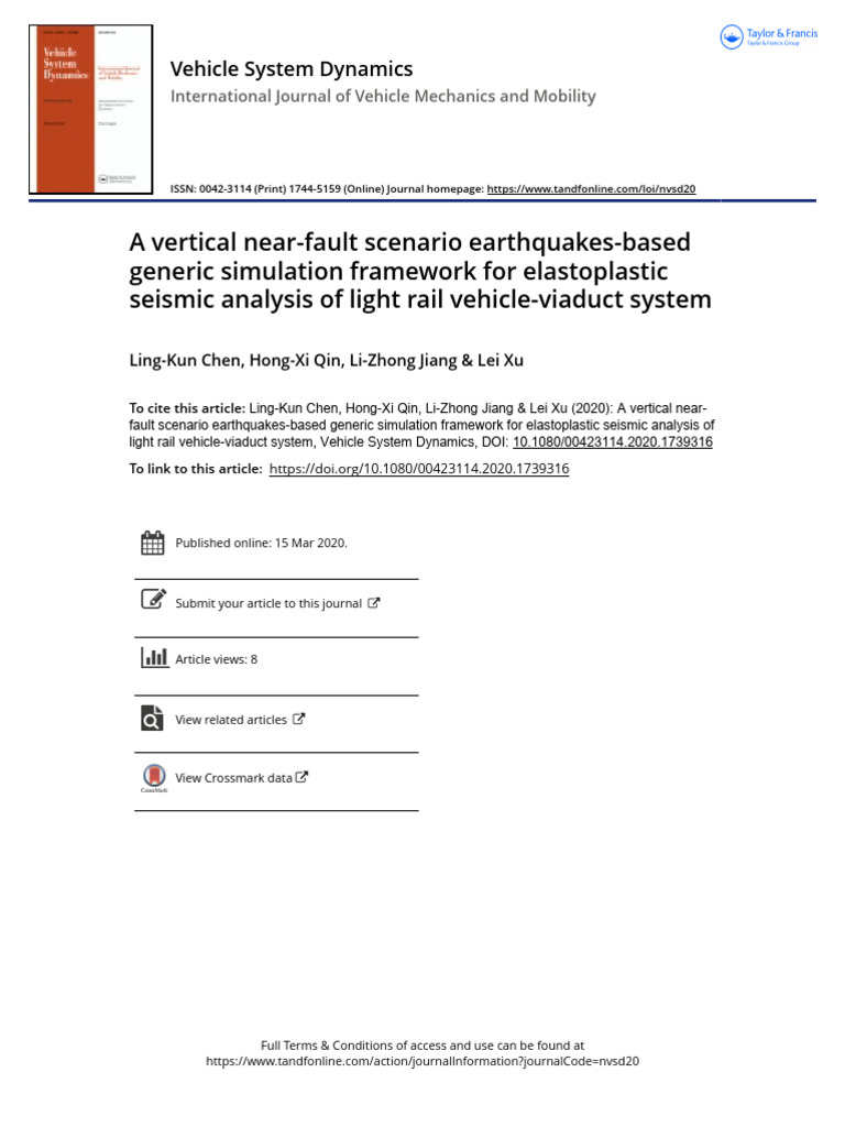 A Vertical Near-Fault Scenario Earthquakes-Based Generic Simulation ...