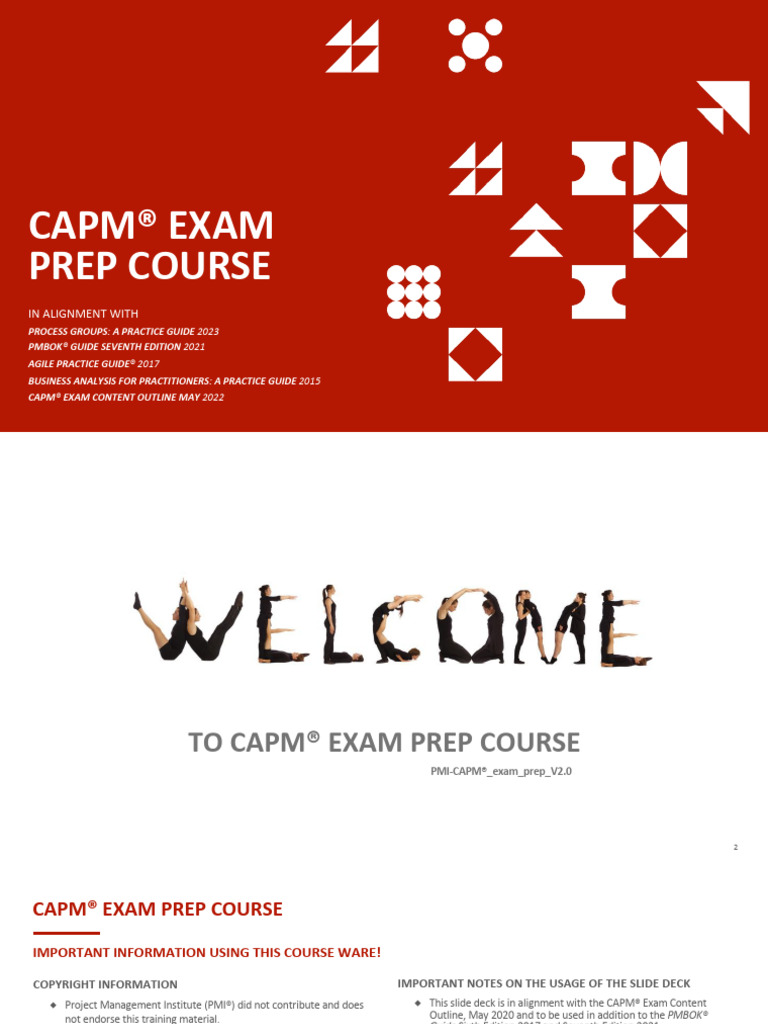 PMI-CAPM® Courseware V2.0 | PDF
