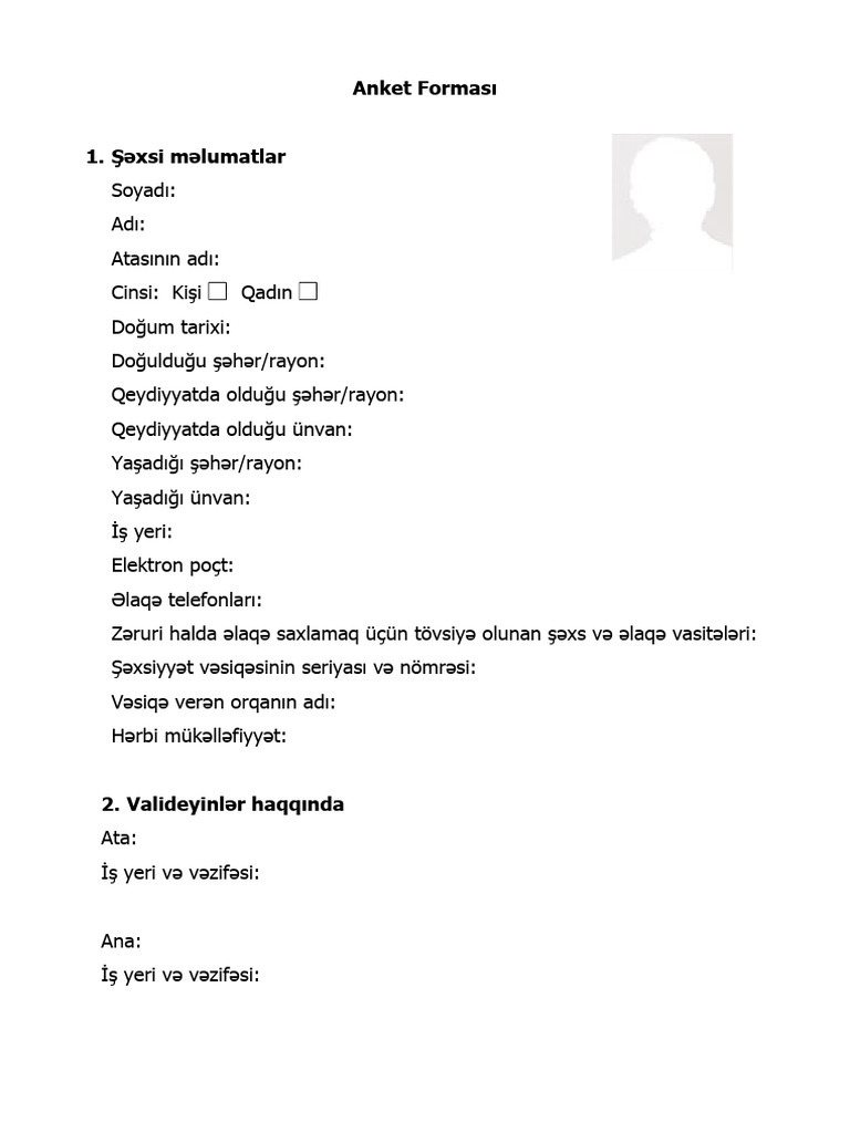 Anket | PDF