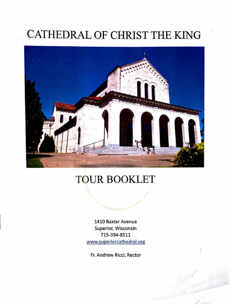 Cathedral of Christ The King Tour Booklet | PDF | Isaac | Abraham