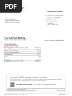 Bank of America Bank Statement - 1 | PDF | Finance & Money Management