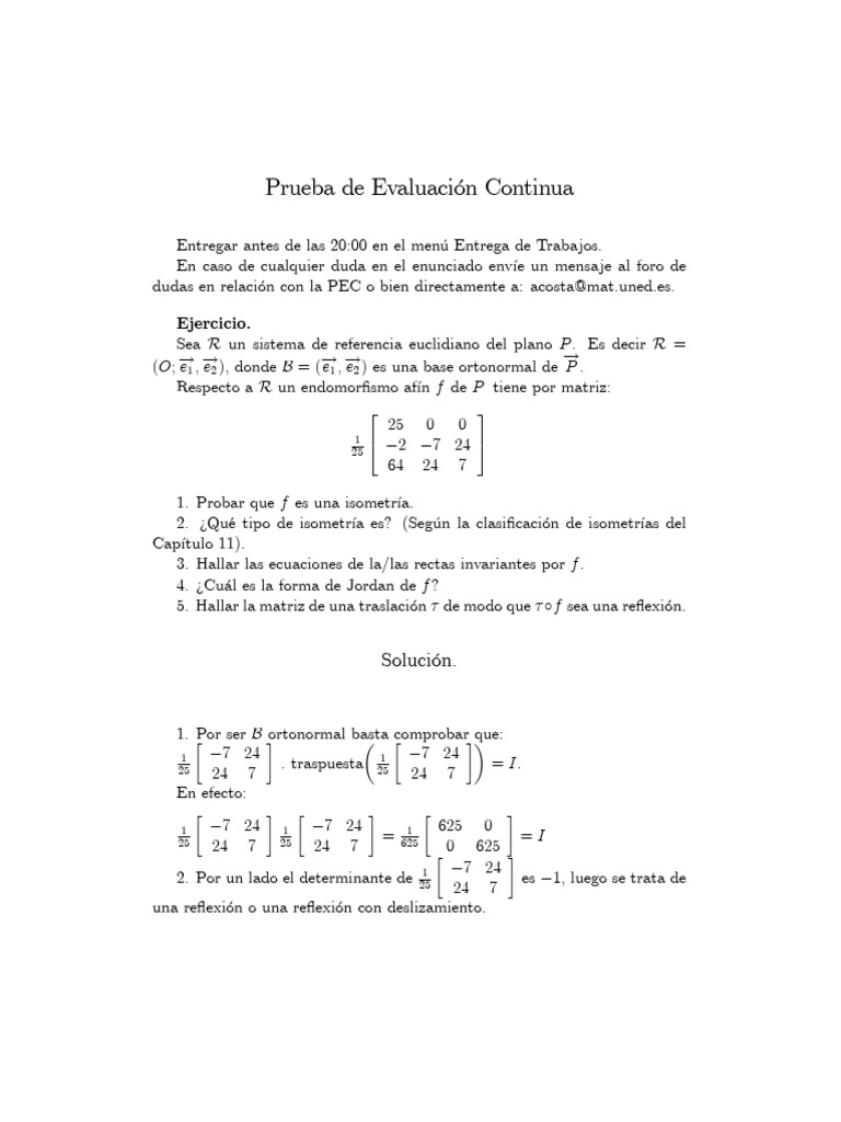 Solución PEC Extraordinaria | PDF